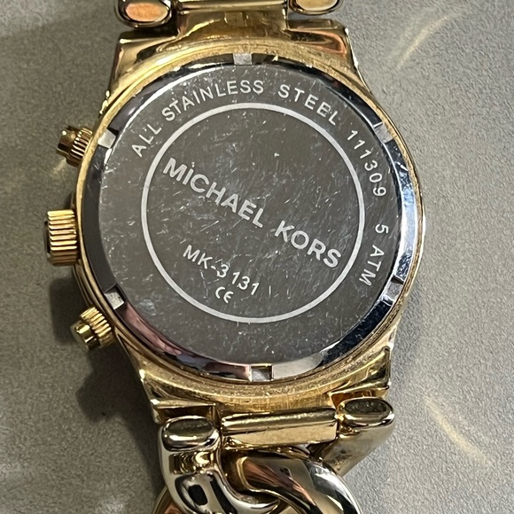 Michael Kors | Accessories | Michael Kors Stainless Steel Chain Watch ...